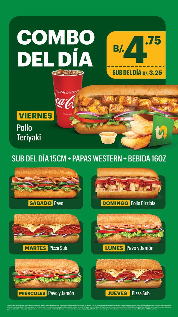 Inicio | Subway Panamá