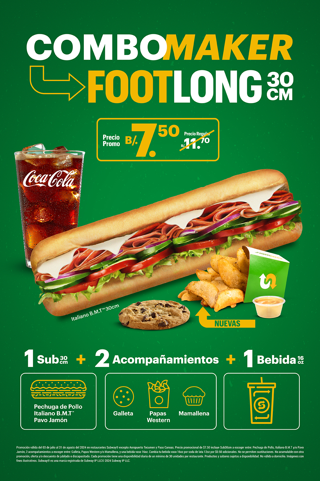 COMBO MAKER | Promociones | Subway Panamá
